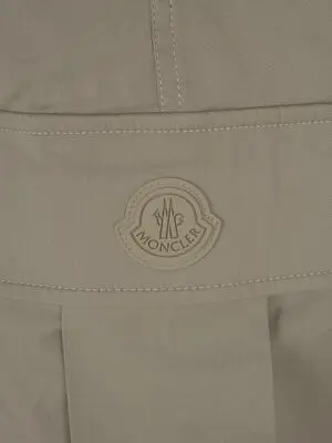 Moncler Cotton Gabardine Cargo Cargo Trousers