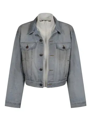 Balenciaga Layered Jacket - Blue