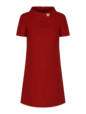 Valentino Garavani Dress | Solid | Crepe Couture - Red