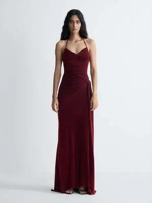 Diane Von Furstenberg Saffra Velvet Gown