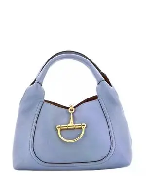 Gucci Softbit Leather Medium Hobo Bag - Blue