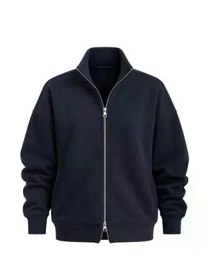 OWN Zip-up High-neck Sweatshirt - Blue