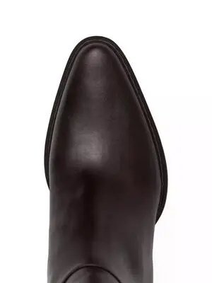 Michael Kors Lex Leather Stretch Riding Boot