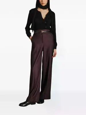 NENETTE Emotion Wide-leg Palazzo Pants - Brown