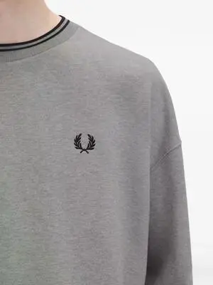 Fred Perry Oversized Tipped Sweatshirt