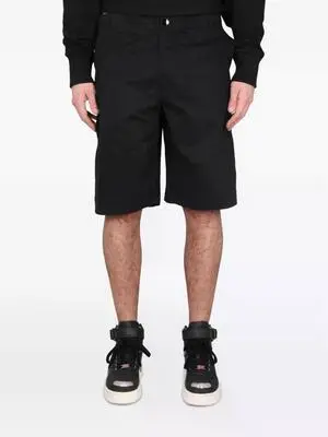 Kenzo Cotton Cargo Shorts - Black