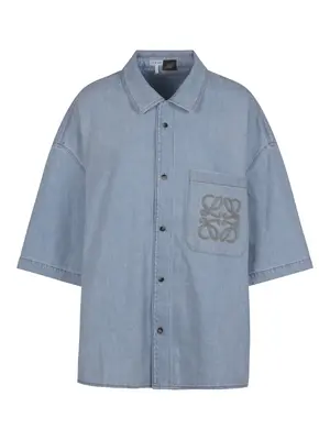 Loewe Short Sleeve Shirt - Blue