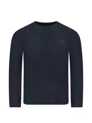 LYLE & SCOTT Logo-embroidered Merino Sweater - Blue