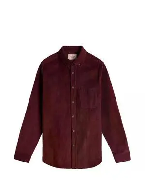 Portuguese Flannel Lobo Corduroy Button-down Shirt - Red