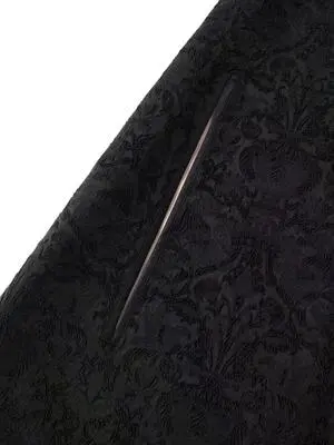 Shanghai Tang Jacquard Frog-fastening Cape