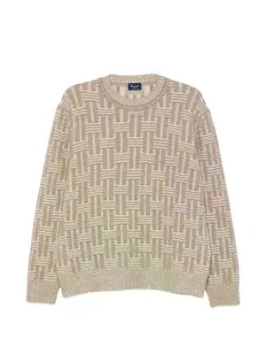 DRUMOHR Basket-weave Sweater Neutrals