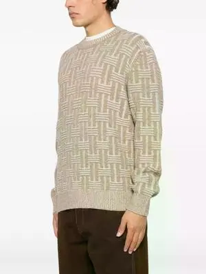 DRUMOHR Basket-weave Sweater - Neutrals