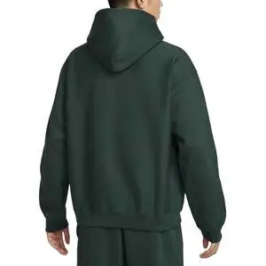 Nike Solo Swoosh Fleece Hoodie 'dark Green Olive