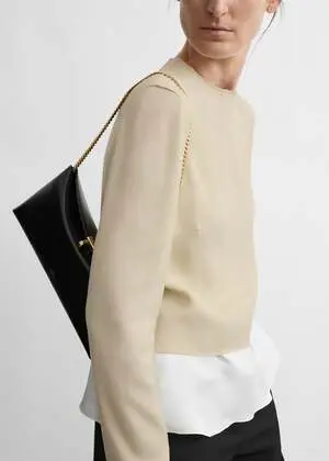 TOTEME Big T-lock Leather Slim