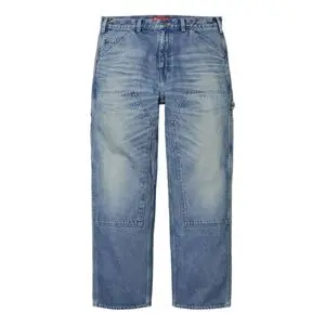 Supreme Ss26 Worn Double Knee Painter Pant - Denim