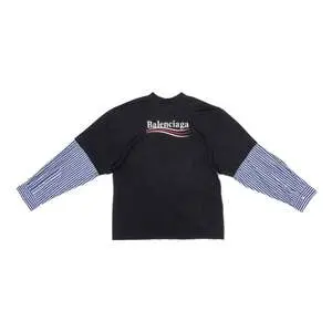 Balenciaga Balenciaga Political Campaign Layered T-shirt 'black' Black