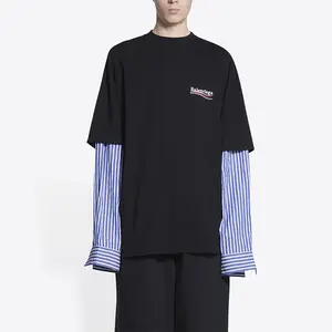 Balenciaga Political Campaign Layered T-shirt - Black