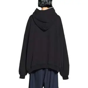Balenciaga X Adidas Logo Oversized Hoodie White