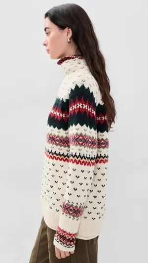 Polo Ralph Lauren Cotton Wool Turtleneck Sweater