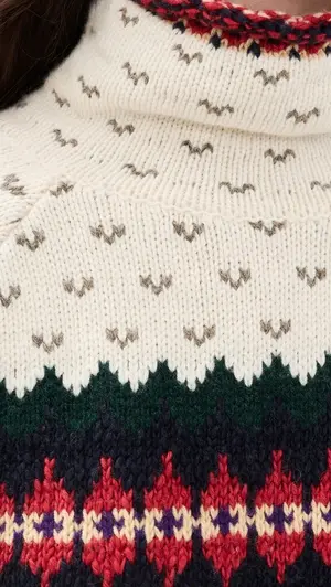 Polo Ralph Lauren Cotton Wool Turtleneck Sweater