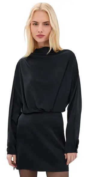 Staud Phoebe Silk Mini Dress