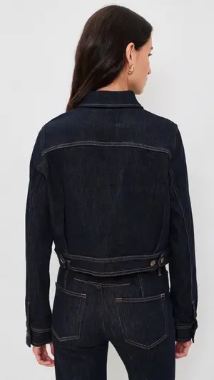 PISTOLA Leonie Cropped Denim Jacket