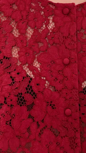 FRAME The Lace Button Down Blouse