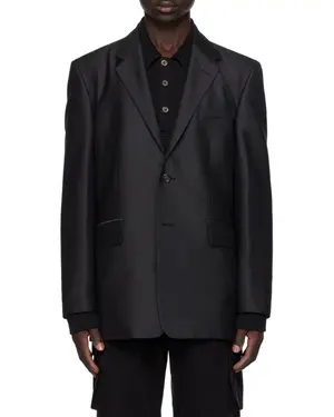 Our Legacy Vienna Mnemonic-wool Blazer - Black