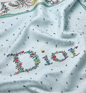 Dior Dioramour Revolution Flowers 90 Square Scarf