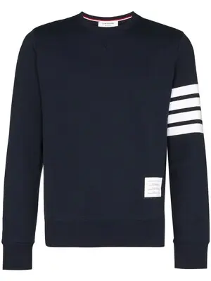 Thom Browne Classic Loopback 4-bar Sweatshirt - Blue