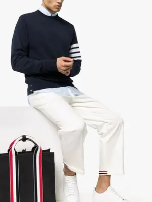 Thom Browne Classic Loopback 4-bar Sweatshirt