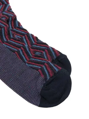 Missoni Zig-zag Pattern Knee-high Socks