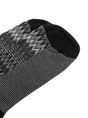 Missoni Zig-zag Cotton Knee-high Socks