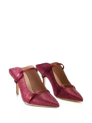 MALONE SOULIERS Maureen Crystal-embellished Mules