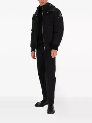 Moose Knuckles Ballistic Down Bomber Jacket - Black