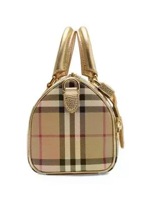 Burberry Mini Check Bowling Bag