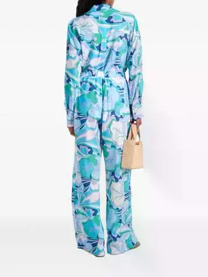 Melissa Odabash Floral-print Palazzo Pants