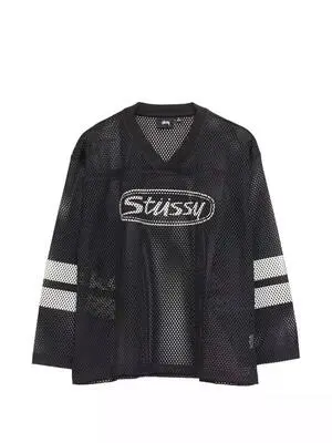 StÜssy Trucker Team Mesh T-shirt - Black