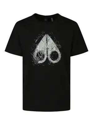 Moose Knuckles Icebreak Logo T-shirt - Black