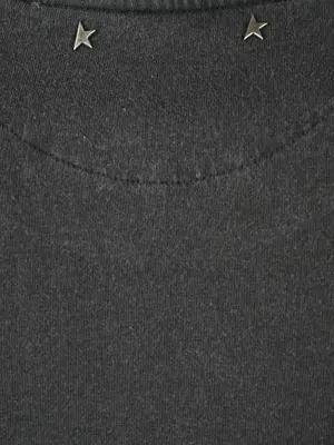 GOLDEN GOOSE Golden M's Regular T-shirt Distressed Cotton Jersey With Logo