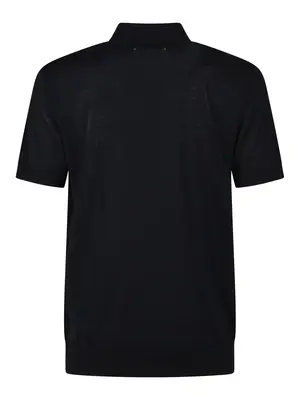 GOLDEN GOOSE Golden M's Polo Knit Short Sleeves Merino Wool