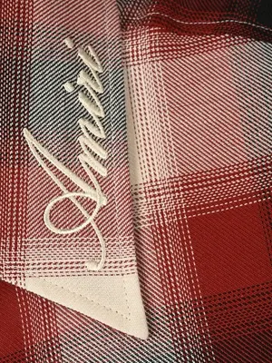 Amiri Os Flannel Shirt