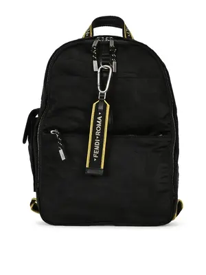 Fendi Climb Backpack Patchw - Black