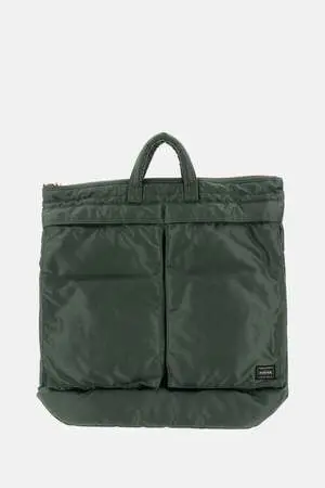 PORTER-YOSHIDA &AMP; CO Borsa Helmet Tanker L - Verde