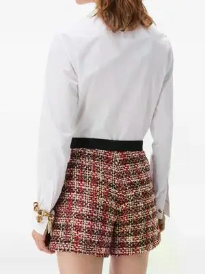 Versace Tweed Medusa-button Shorts