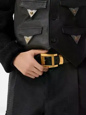 Versace Logo-engraved Belt