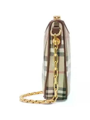 Burberry Mini Check Chain Bag