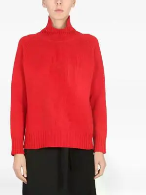 LIM BY STEFANO MORTARI Turtleneck Sweater - Red