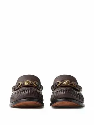 Versace Adrian Leather Loafers