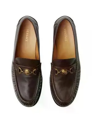 Versace Adrian Leather Loafers